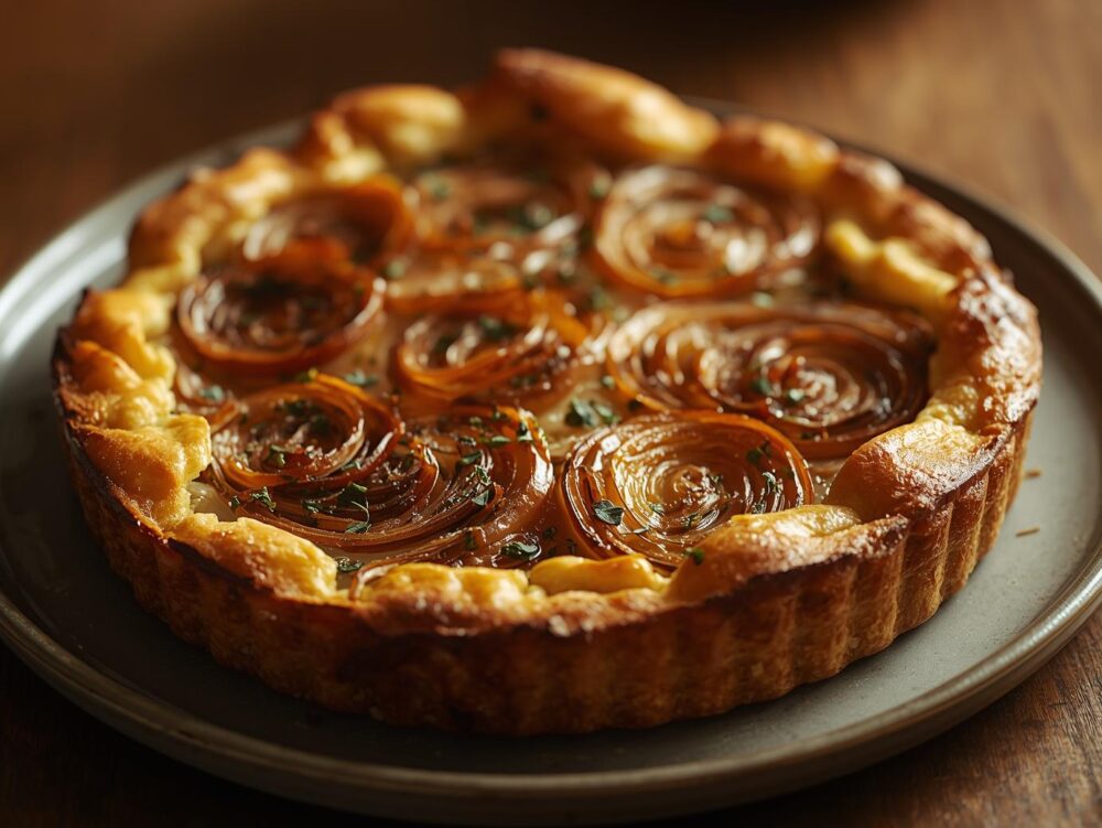 Schon probiert? Köstliches Zwiebelkuchen Rezept Blech wie von Oma ...